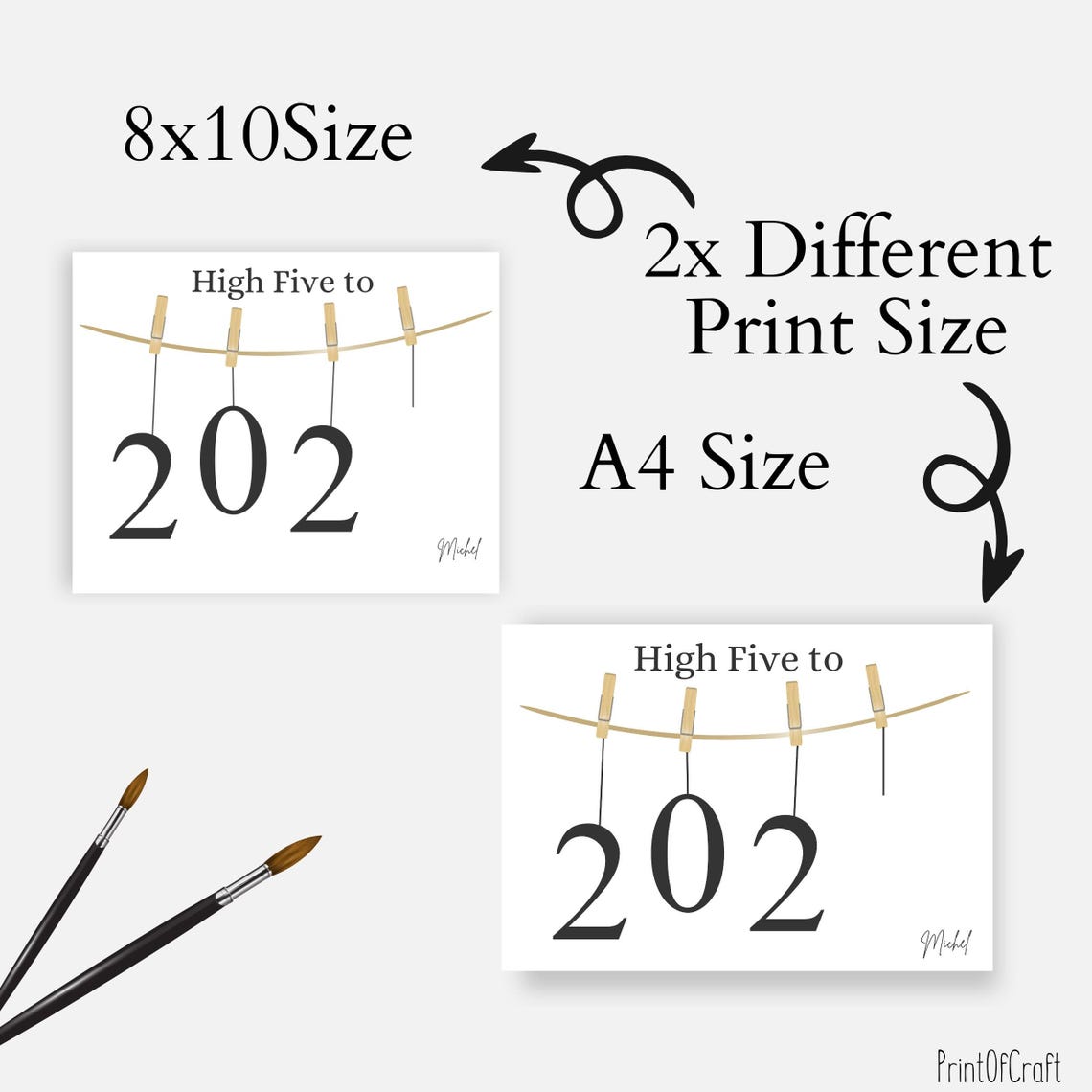 New Years Handprint Art Craft Printable for Preschool, 2025 Handprint ...