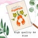 Cutest Little Pumpkin Footprint Art Craft Thanksgiving Fall - Etsy