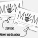 Mothers Day Handprint Craft Bundle Mother Day Grandmother - Etsy