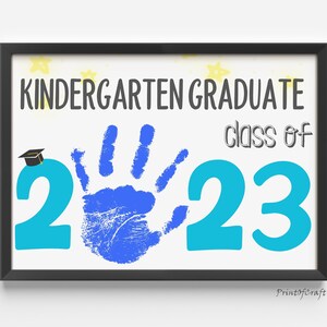 Kindergarten Graduation Handprint Art Craft, Handprint Footprint ...