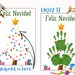 Navidad Handprint Art Craft, Feliz Navidad Handprint DIY Decor ...