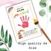 Preschool Handprint Bundle, Handprint Craft for Preschool, First Day of ...