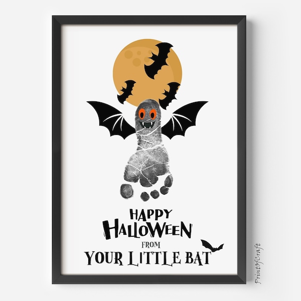 Baby Footprint Art - Etsy