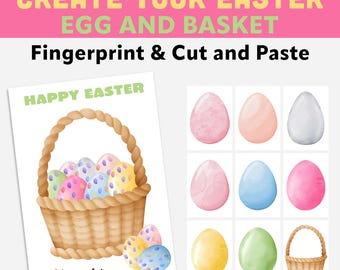 Easter Handprint Footprint Bundle Craft, Easter Handprint Art ...