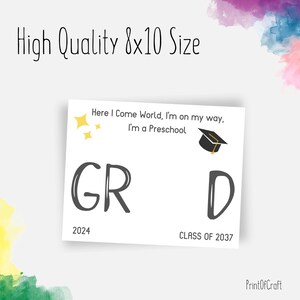 Kindergarten Graduation Preschool Handprint Art Craft, Handprint ...