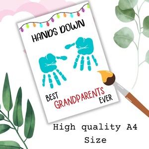 Hands Down Grandparents Day Craft, Grandparents Day Handprint ...