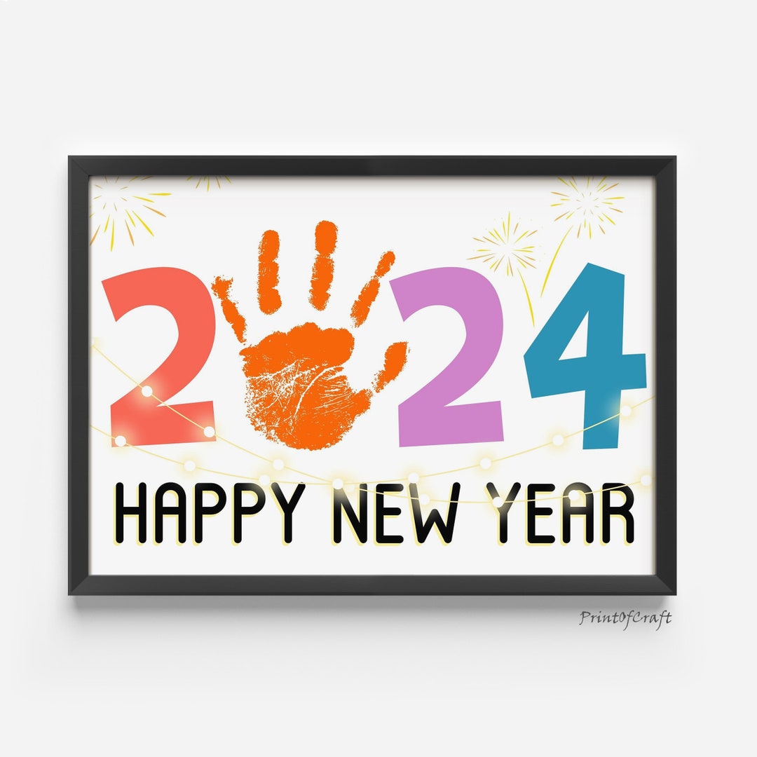 2024 Christmas Handprint Craft, Preschool Holiday Activity Handprint ...