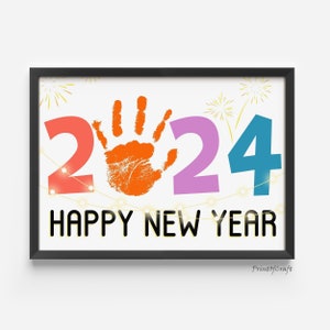 2024 Christmas Handprint Craft, Preschool Holiday Activity Handprint ...