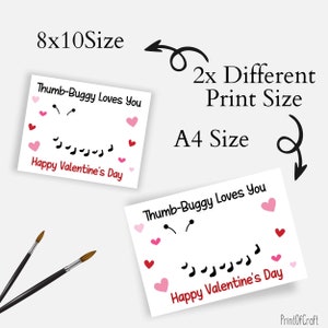 Valentines Day Handprint Footprint Art Craft, Valentines Day Baby Gift ...