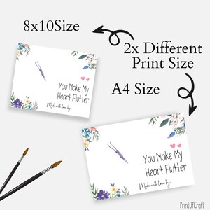 Printable Valentine's Day Handprint Craft, Valentines Day Handprint ...