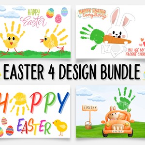 Easter Handprint Footprint Art Craft, Easter Handprint Toddler Craft ...