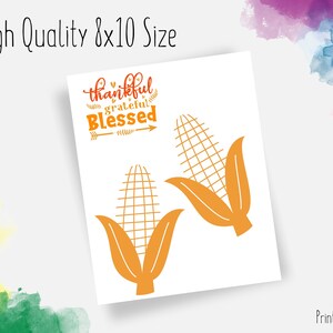 Thanksgiving Footprint Art, Handprint Keepsake Memory, Corn Footprint ...
