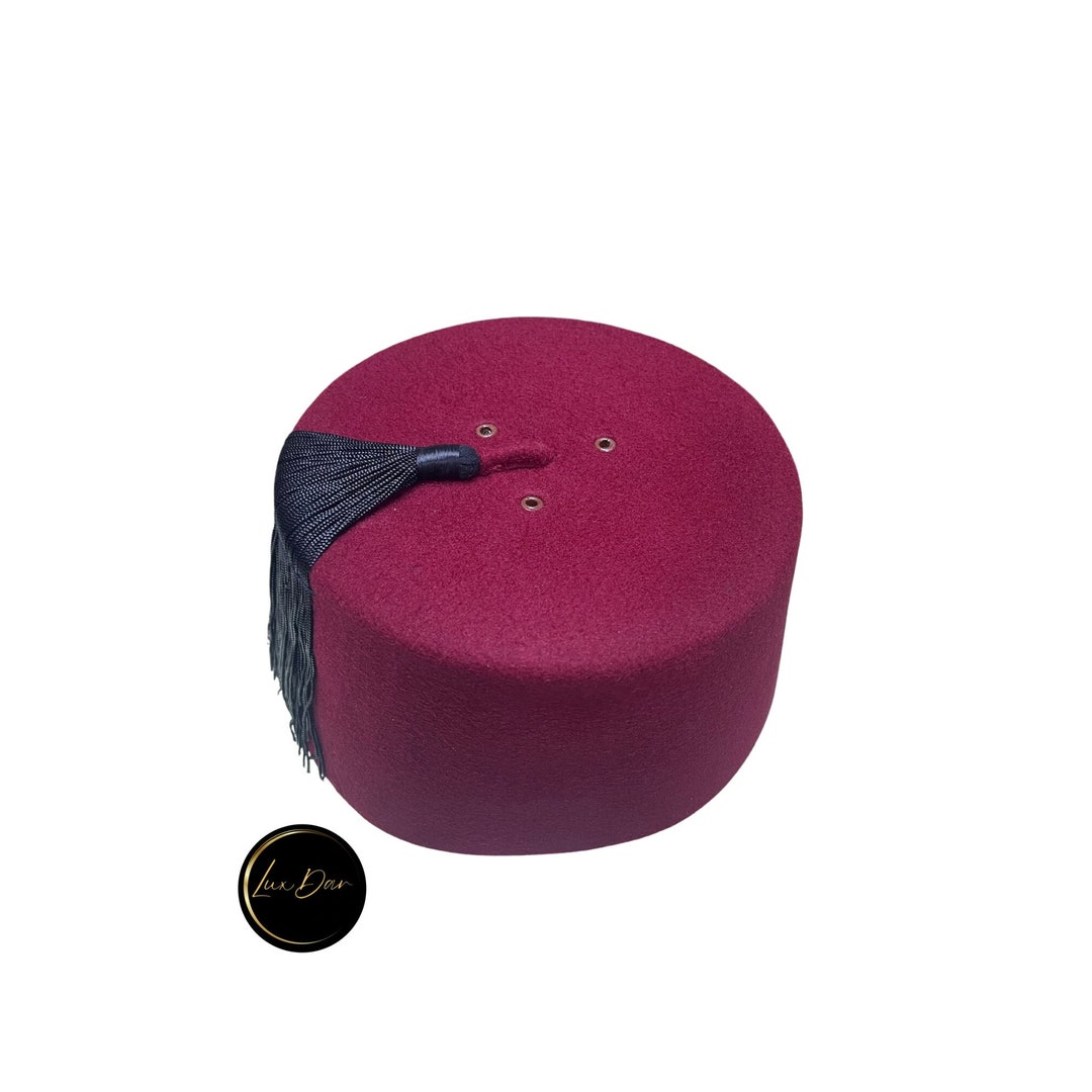 Turkish Hat Authentic Ottoman From Fez, Tarboosh Special Orders Red ...