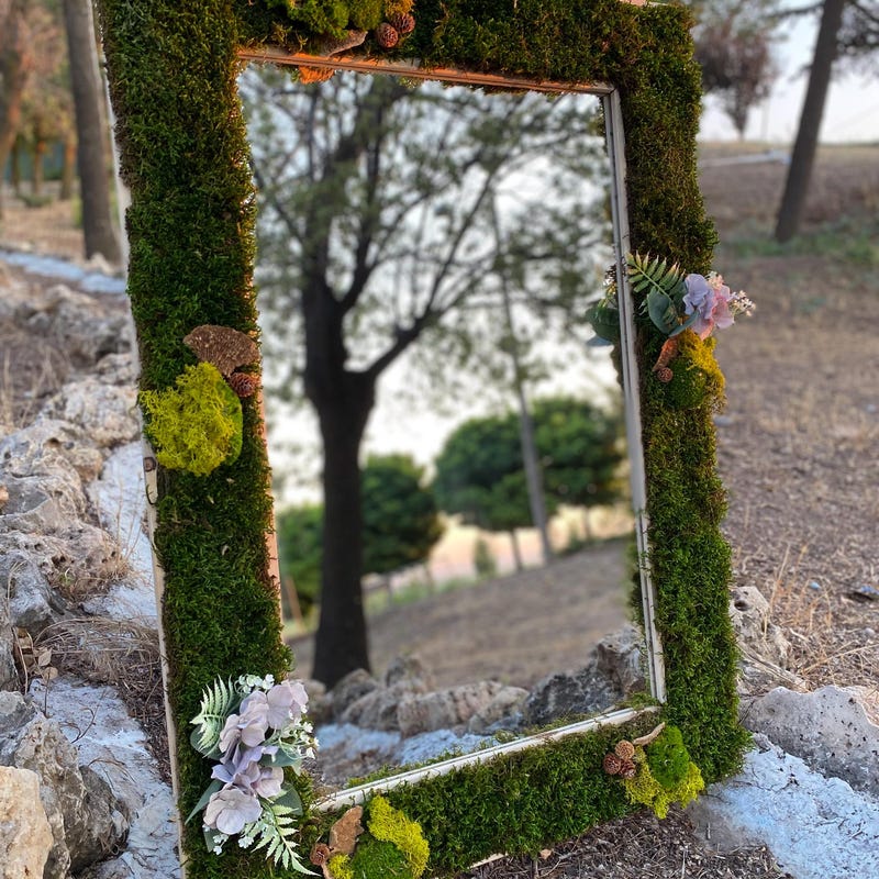 Moss Mirror - Etsy