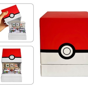 Sound Diorama Cube Pokémon Heartgold professor Elm's - Etsy
