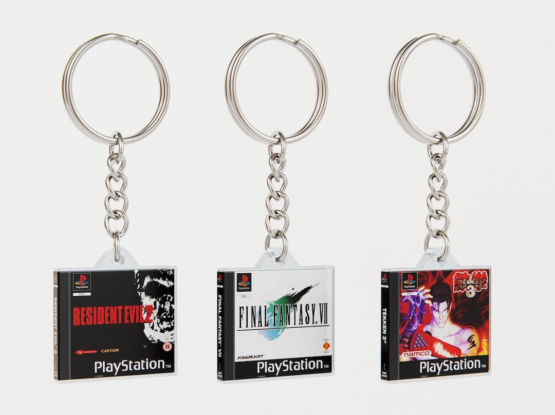Miniature PS1 Playstation Keychain/keyring Birthday Party - Etsy