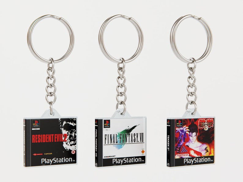 Miniature PS1 Playstation Keychain/keyring Birthday Party - Etsy