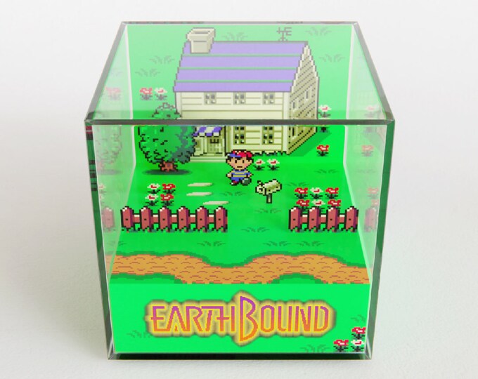 Sound Diorama Cube Earthbound ness's House SNES - Etsy