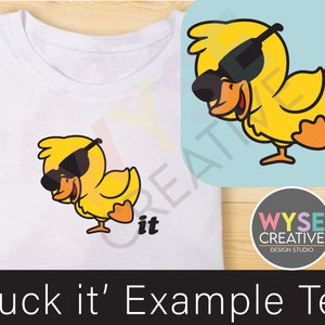 Duck It SVG Digital Download Duck SVG PNG Jpeg Eps Files 300dpi Duck ...