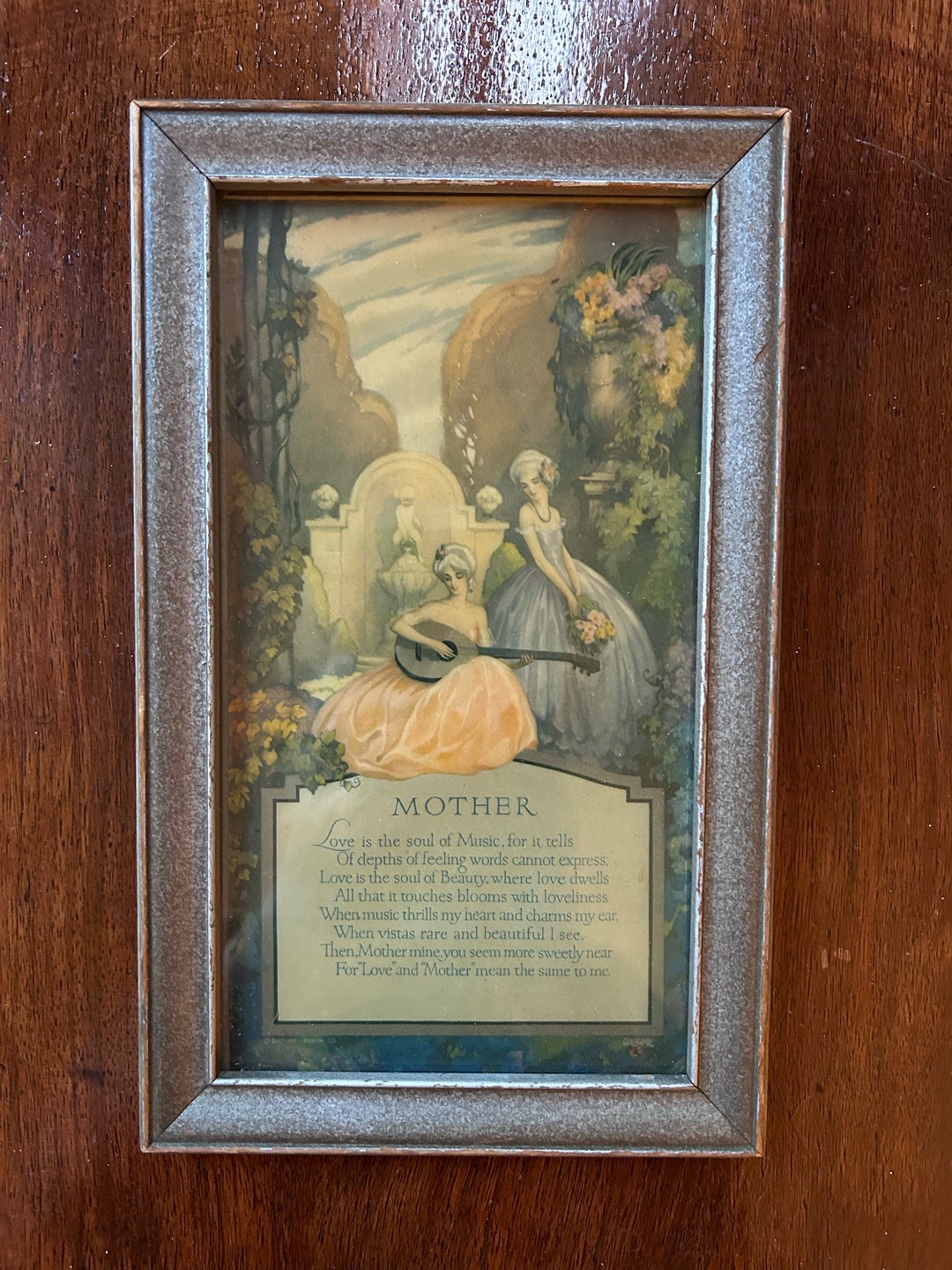 Vintage Buzza Style 1920s Mother Motto - Etsy