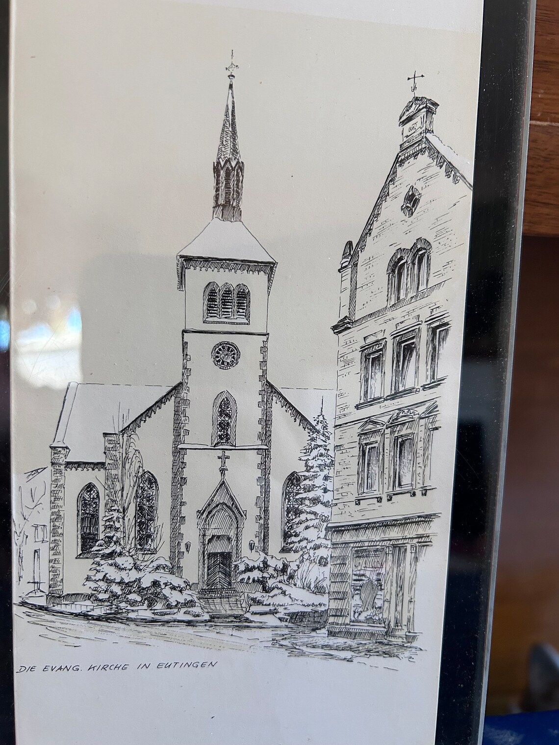 Vintage German Church Print - Etsy