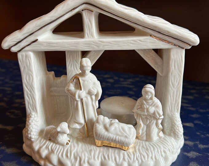 MIKASA Porcelain Christmas Nativity Scene - Etsy