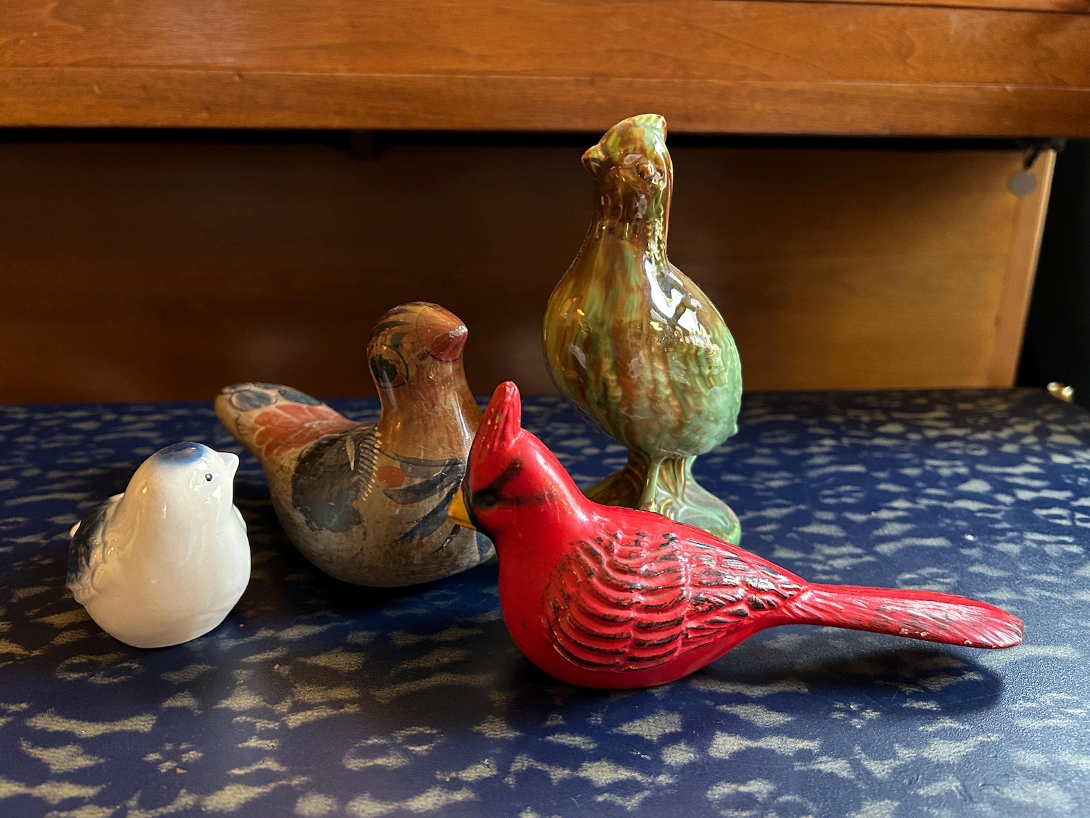Collection of Small Ceramic Pottery Birds - Etsy