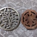 Two Vintage Trivets - Brass and Wood. - Etsy