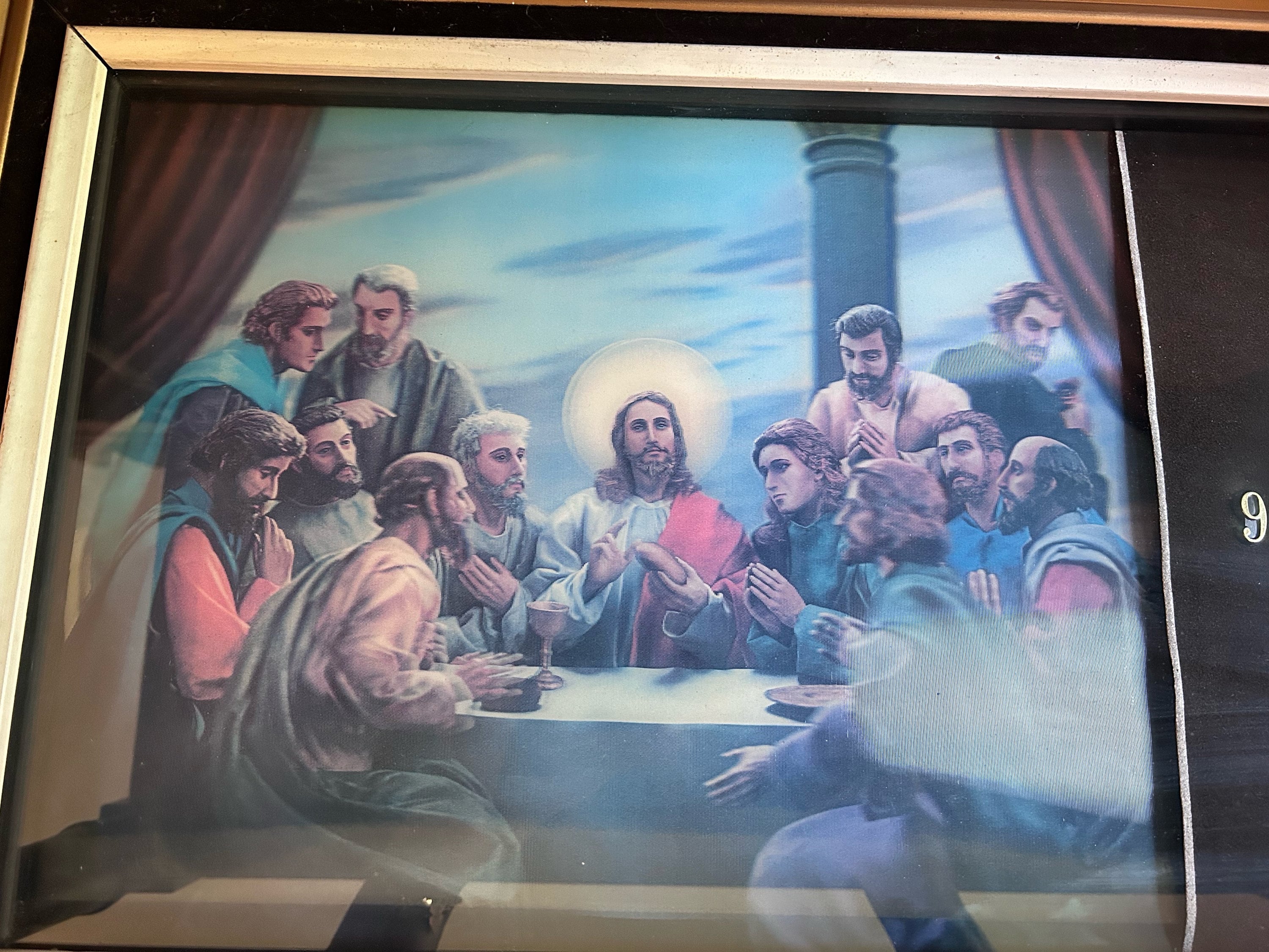 Vintage 3D Last Supper With Clock - Etsy
