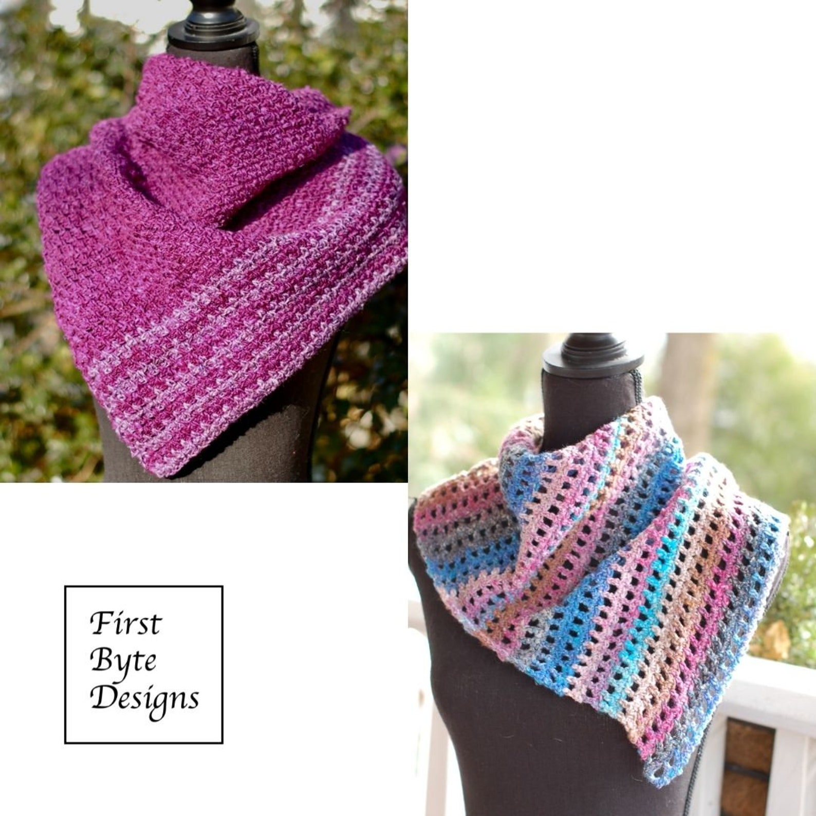 Noro Double Take - Two Crochet Shawl Patterns - Etsy