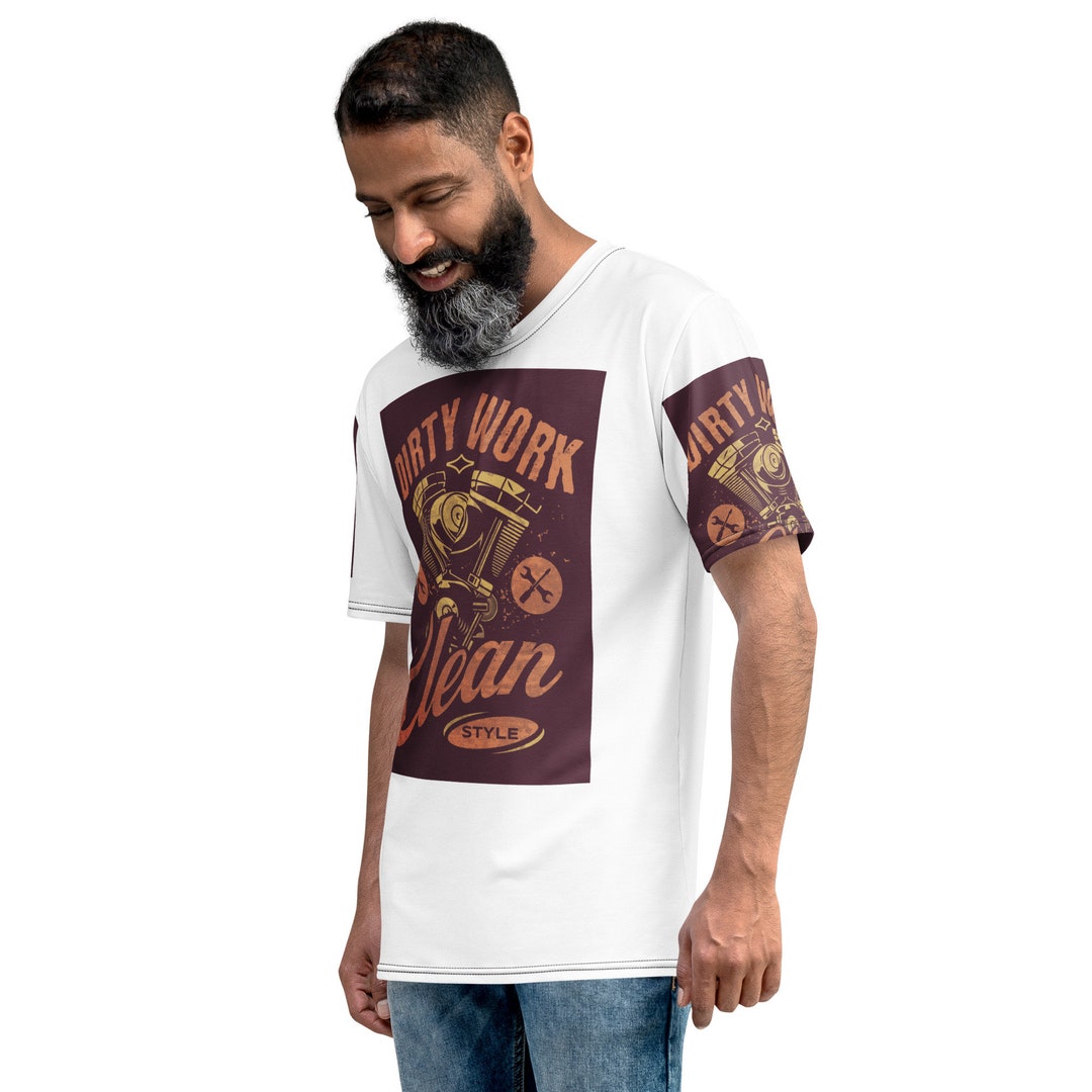 Dirty Work Clean Style. Men's T-shirt - Etsy