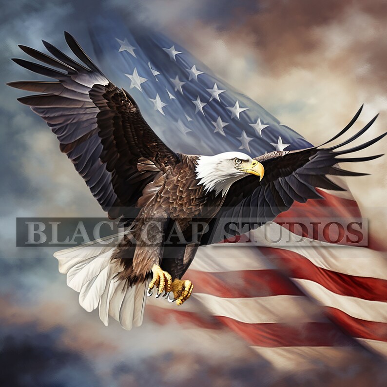 Bald Eagle Coaster Set - Eagle Laser Files - Laser Images - America - Etsy