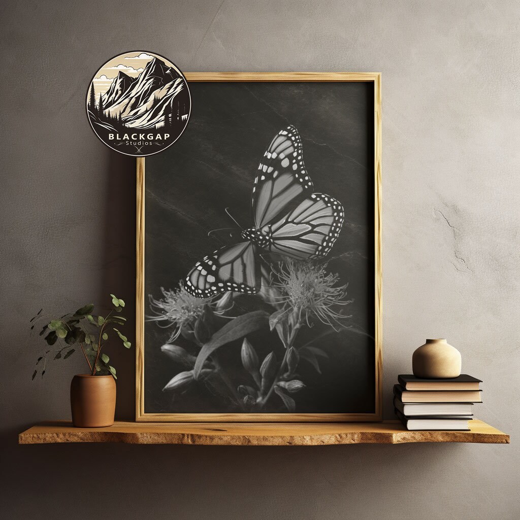 Monarch Butterfly - Butterfly Laser Image - Laser Files - Etsy