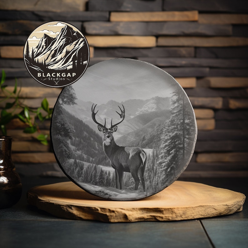 Buck Laser File Buck Image Laser File - Etsy