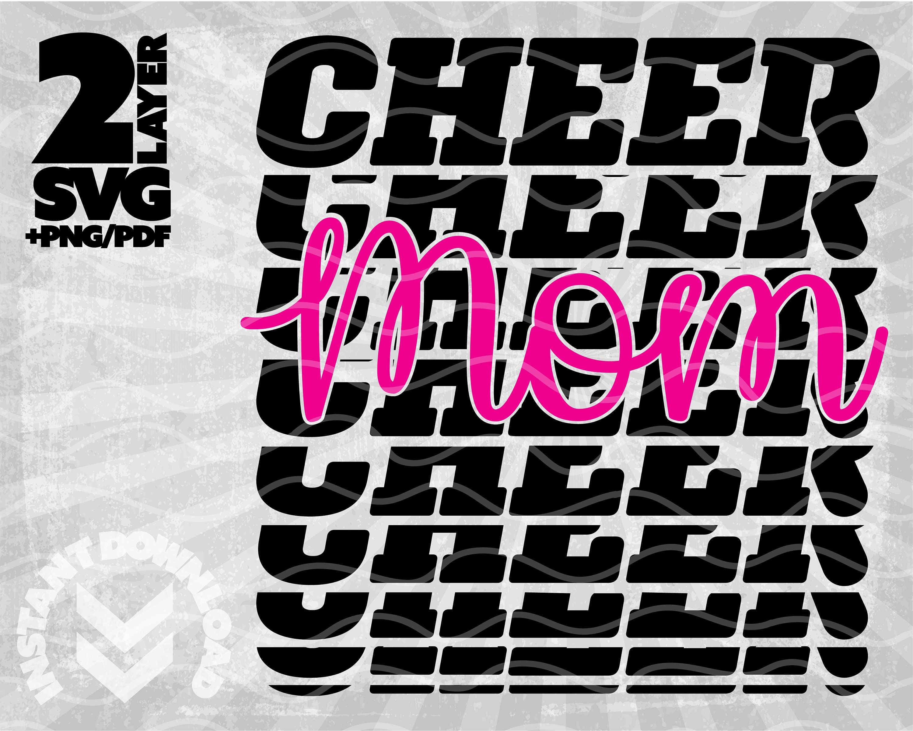 Cheer Mom SVG / Cheer Mom PNG / Cheer Mom PDF / Cheermom Svg - Etsy