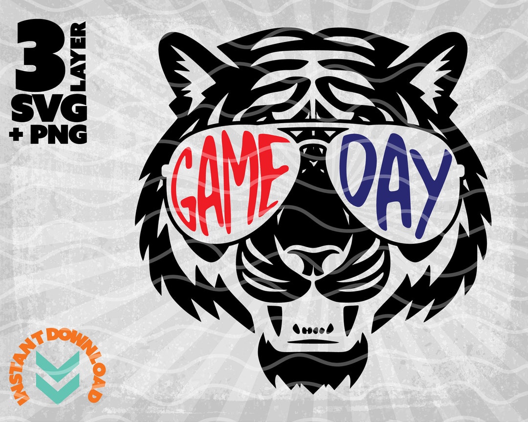 Game Day Svg Tiger Mascot Svg Game Day T-shirt Svg Tigers Mascot Game ...