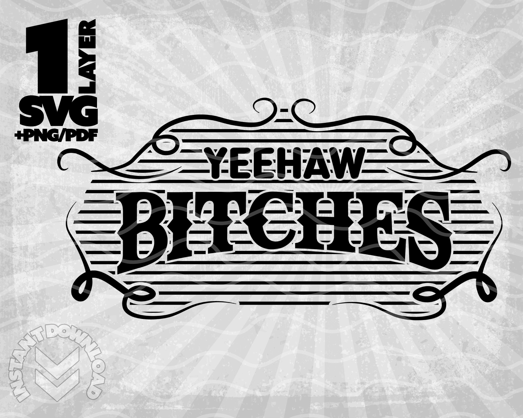 Yeehaw SVG PNG Funny Western Image Yeehaw Bitches Shirt - Etsy
