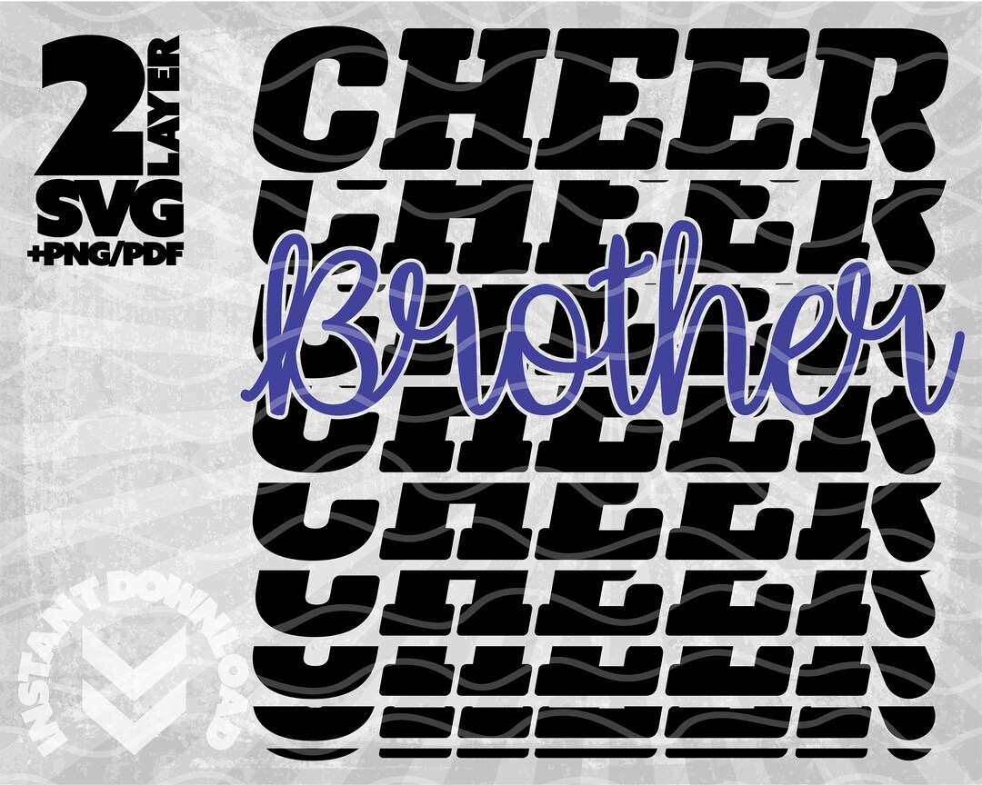 Cheer Brother SVG / Cheer Brother PNG / Cheer Brother PDF / Cheer ...