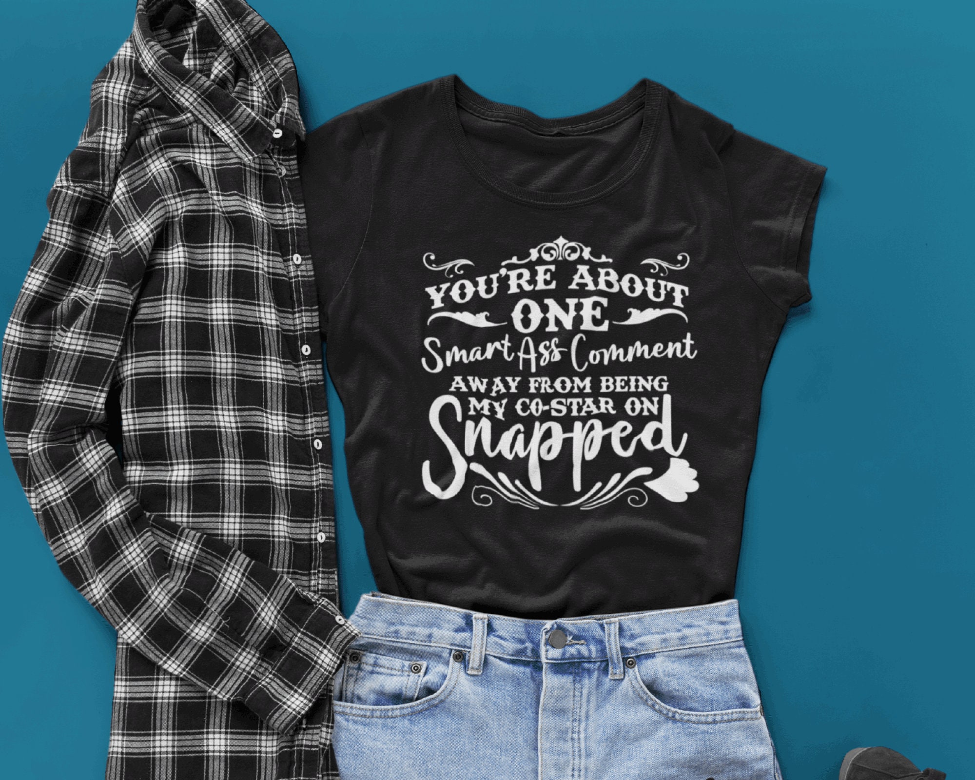 Snapped Co-star Shirt Image / Smart Ass Shirt PNG SVG - Etsy