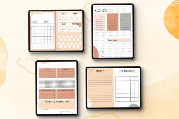 Printable Planner plan Execute & Feedback Planner - Etsy