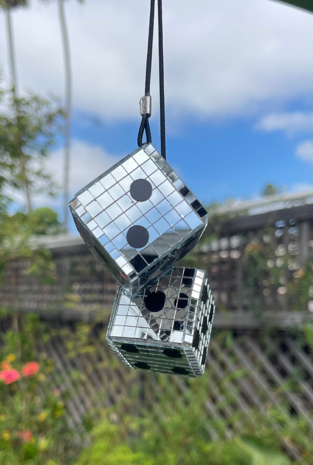 Dice Disco Rearview Mirror Charms - Etsy