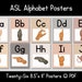 ASL American Sign Language Alphabet Posters | BOHO Dotted | Neutral ...