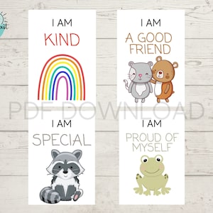 Affirmation Cards for Kids, Motivational Cards, Kids Positivity Cards ...