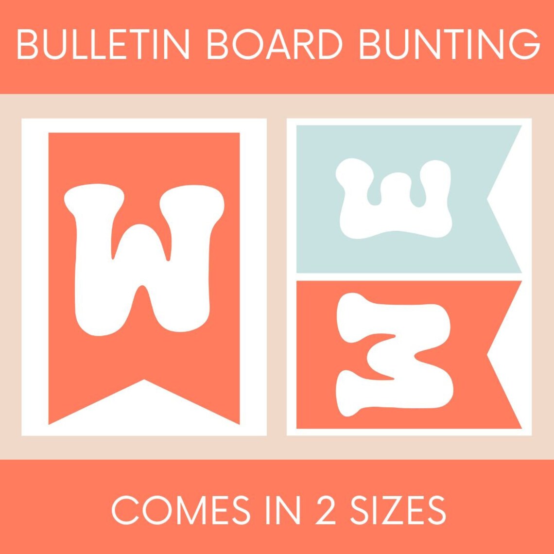 Bulletin Bunting Flags Banner, Groovy Classroom Banner, Printable ...