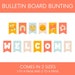 Bulletin Bunting Flags Banner, Groovy Classroom Banner, Printable ...