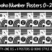 Boho Rainbow Numbers Posters - Classroom Decor - Preschool Decor - Boho ...