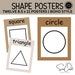 Classroom Shape Posters | Boho 2D | Preschool Decor | Boho Classroom ...