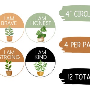 Affirmation Station Labels | PLANTS | Positive Affirmations for Mirror ...