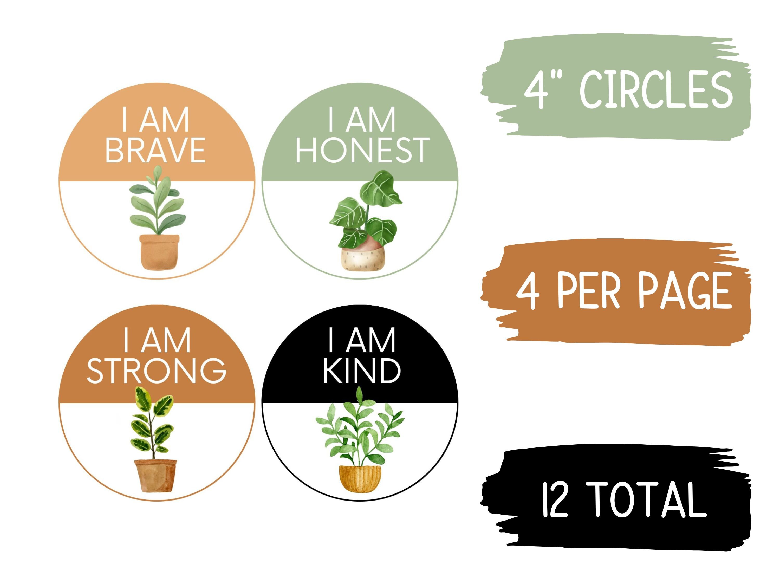 Affirmation Station Labels | PLANTS | Positive Affirmations for Mirror ...