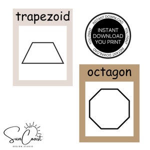 Classroom Shape Posters | Boho 2D | Preschool Decor | Boho Classroom ...